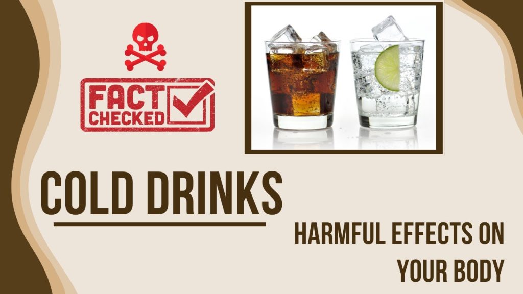 Harmful effects of soft drinks on human body
