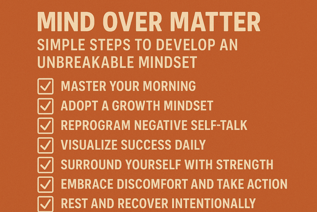 Mind Over Matter: Simple Steps to Develop an Unbreakable Mindset