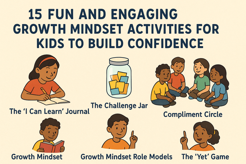 15 Fun and Engaging Growth Mindset Activities for Kids to Build Confidence